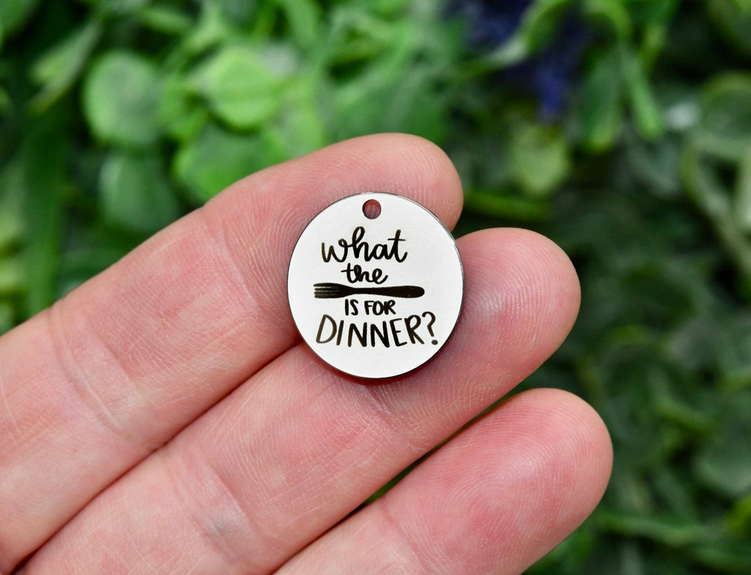 What the Fork is for DINNER? Custom Laser Engraved Stainless Steel ...