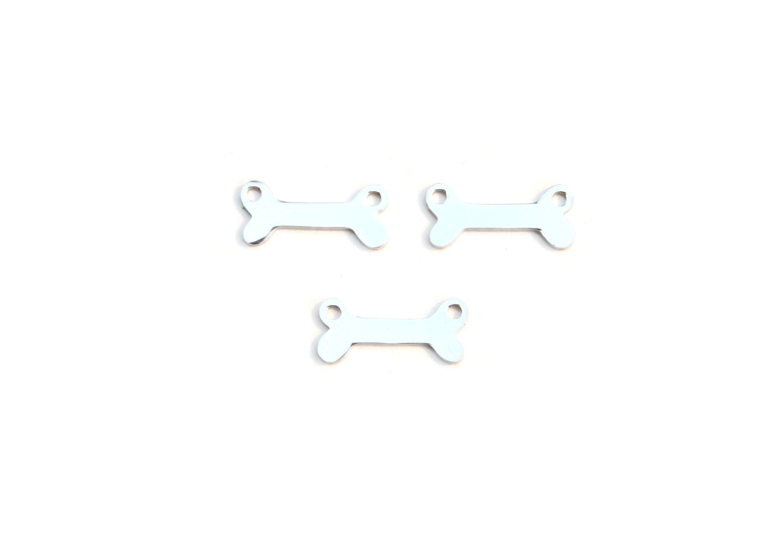 Stainless Steel 17mm Dog Bone Shaped Connector Charm Laser - Etsy