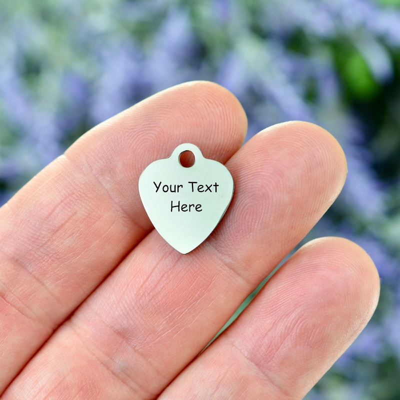 Silver Flat Engraved Beads - Etsy