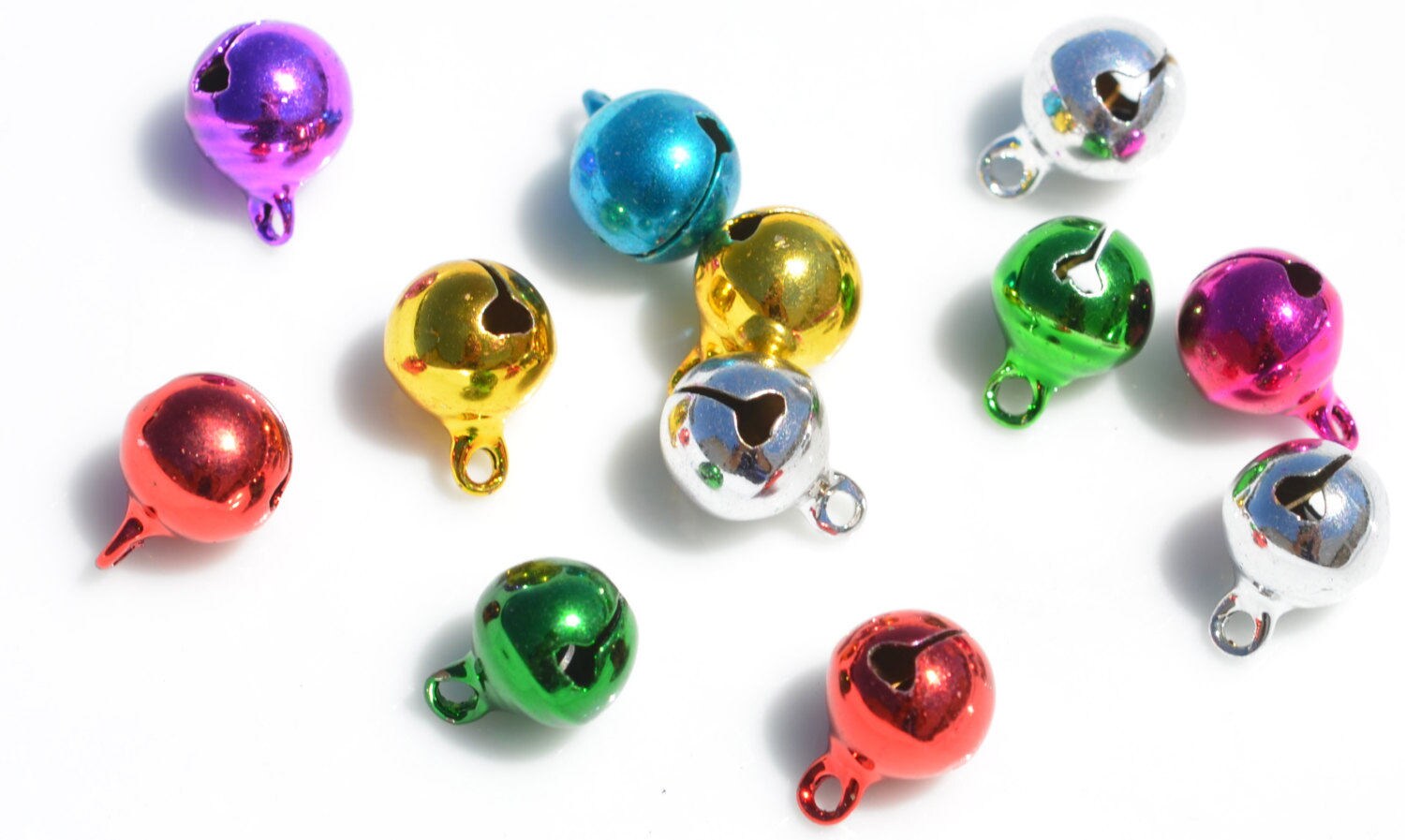 10 Small Colored 14mm Bells SC3336 | Etsy