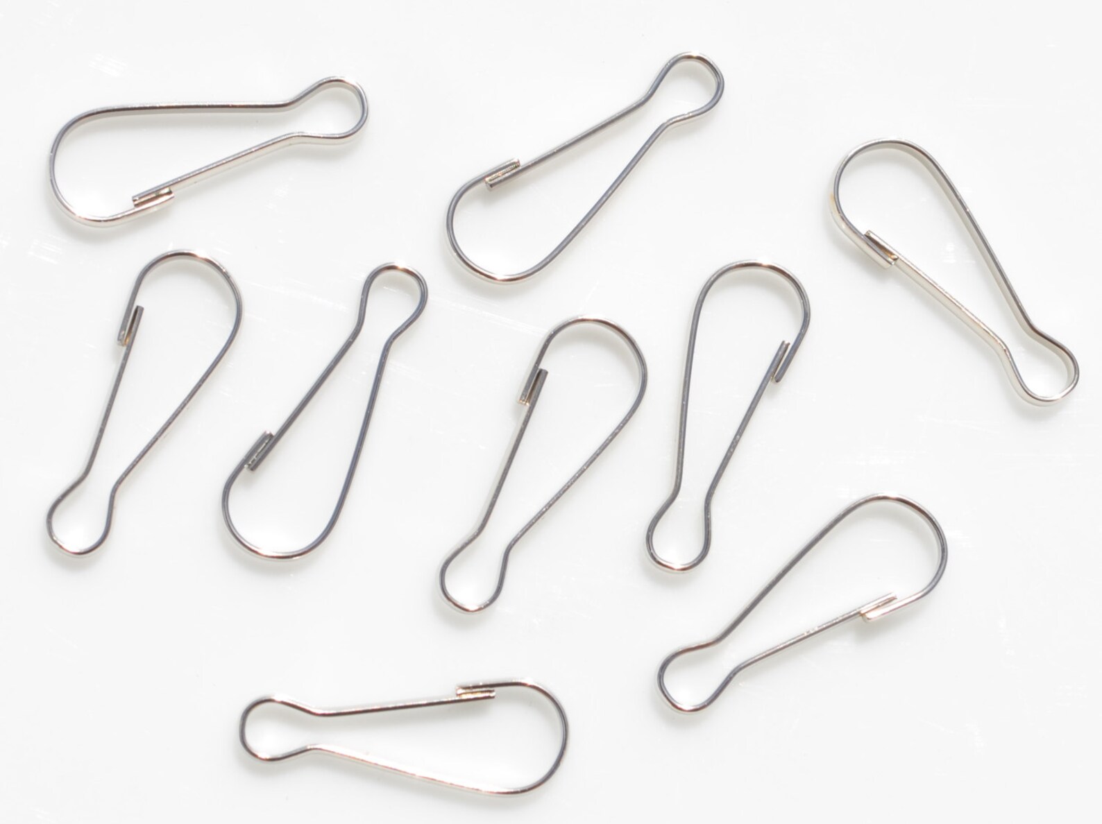 10 Lanyard Silver Tone Clips F325 | Etsy