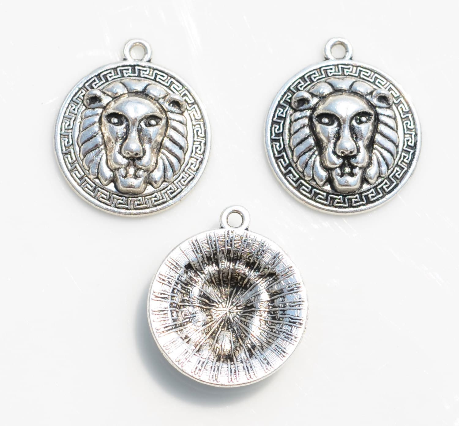 BULK 20 Silver Lion Charms SC3811 | Etsy