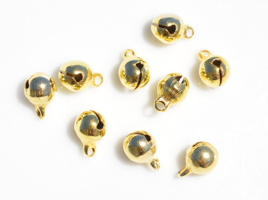 BULK 50 Small Gold Colored Copper 9mm Bells GC5521 - Etsy