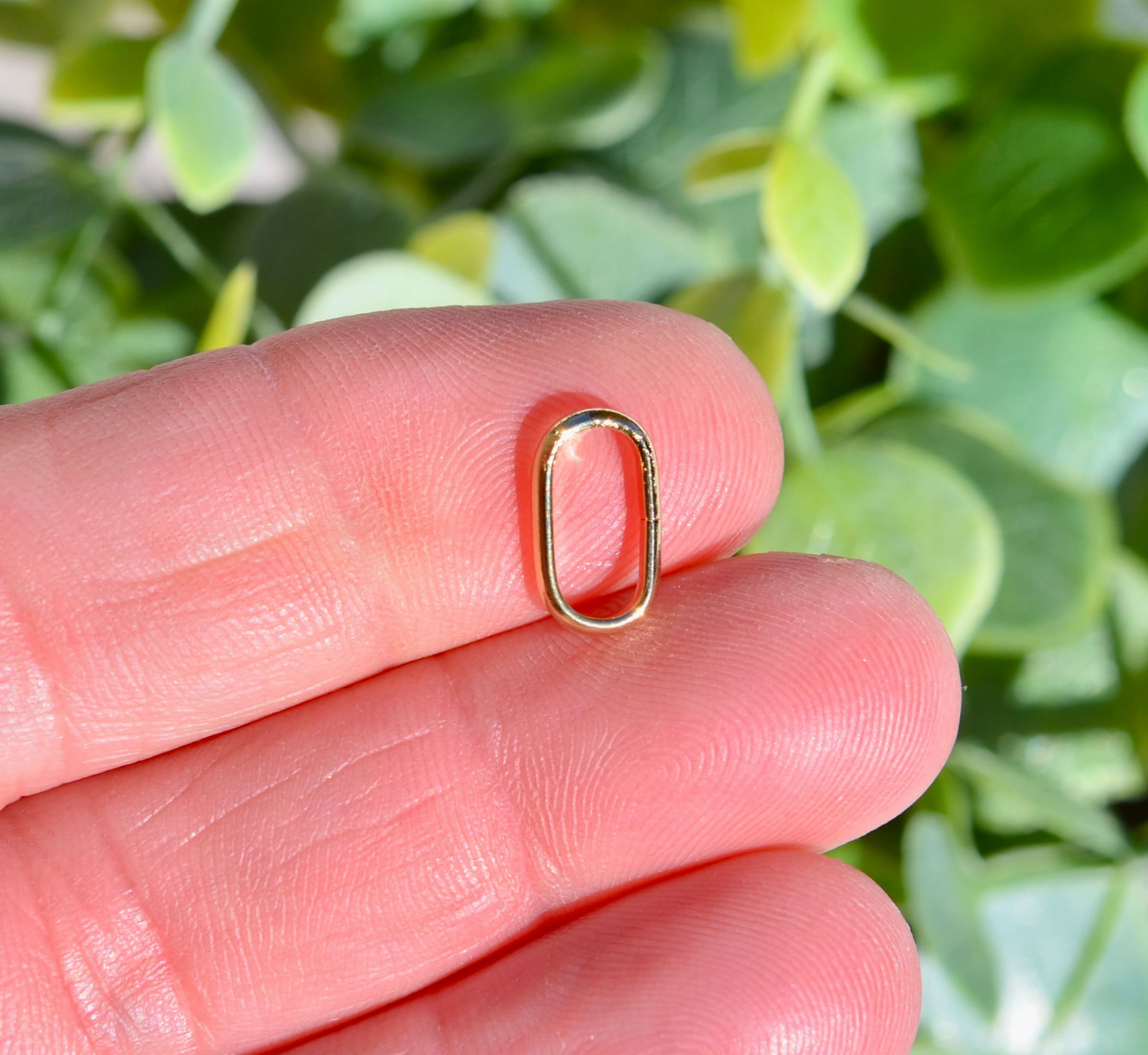 BULK 20 Stainless Steel Gold Tone 12mm Oval Jump Rings F636 | Etsy