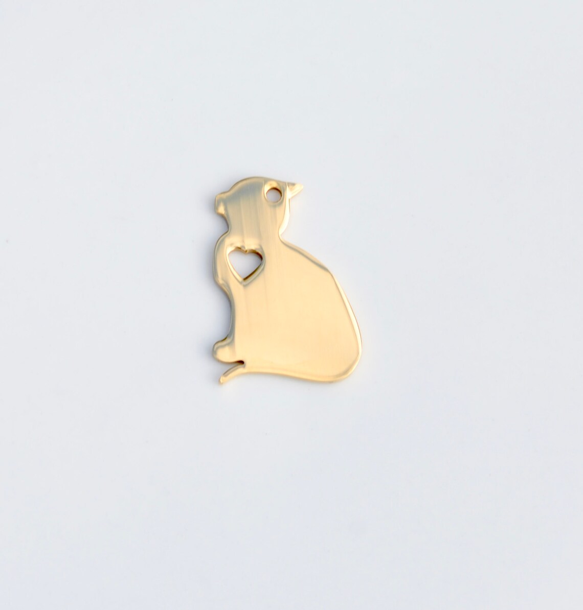 Personalized Gold Plated Stainless Steel Cat Custom Laser - Etsy