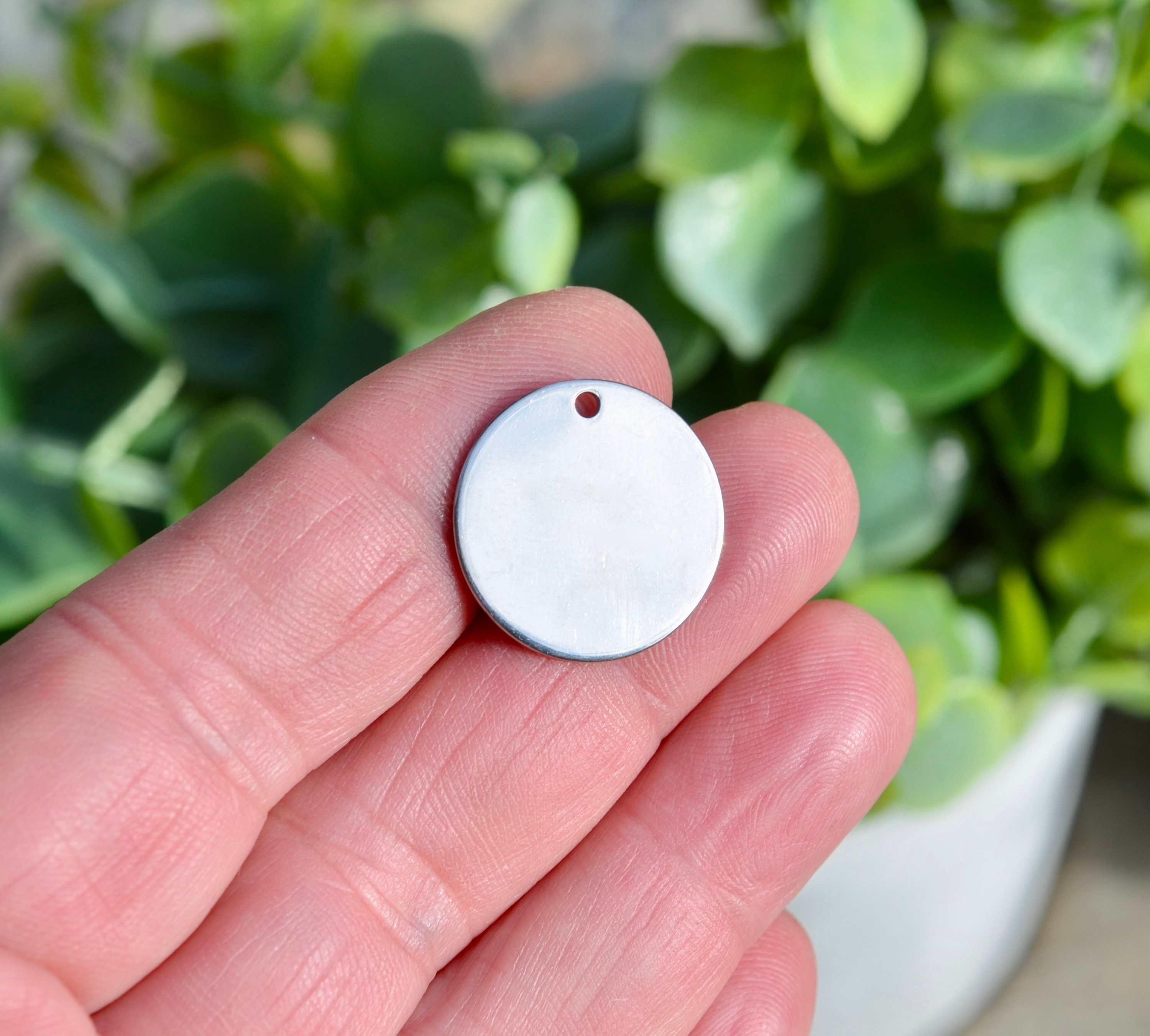 Little Sister Charm, Stainless Steel Engraved Round Pendant, Family ...