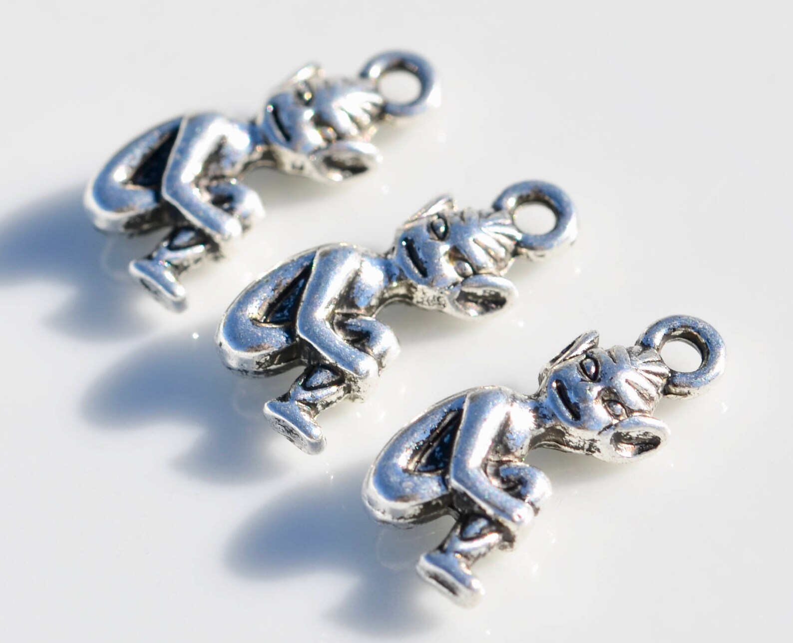 BULK 50 Elf or Pixie Silver Tone Charms SC5927 - Etsy