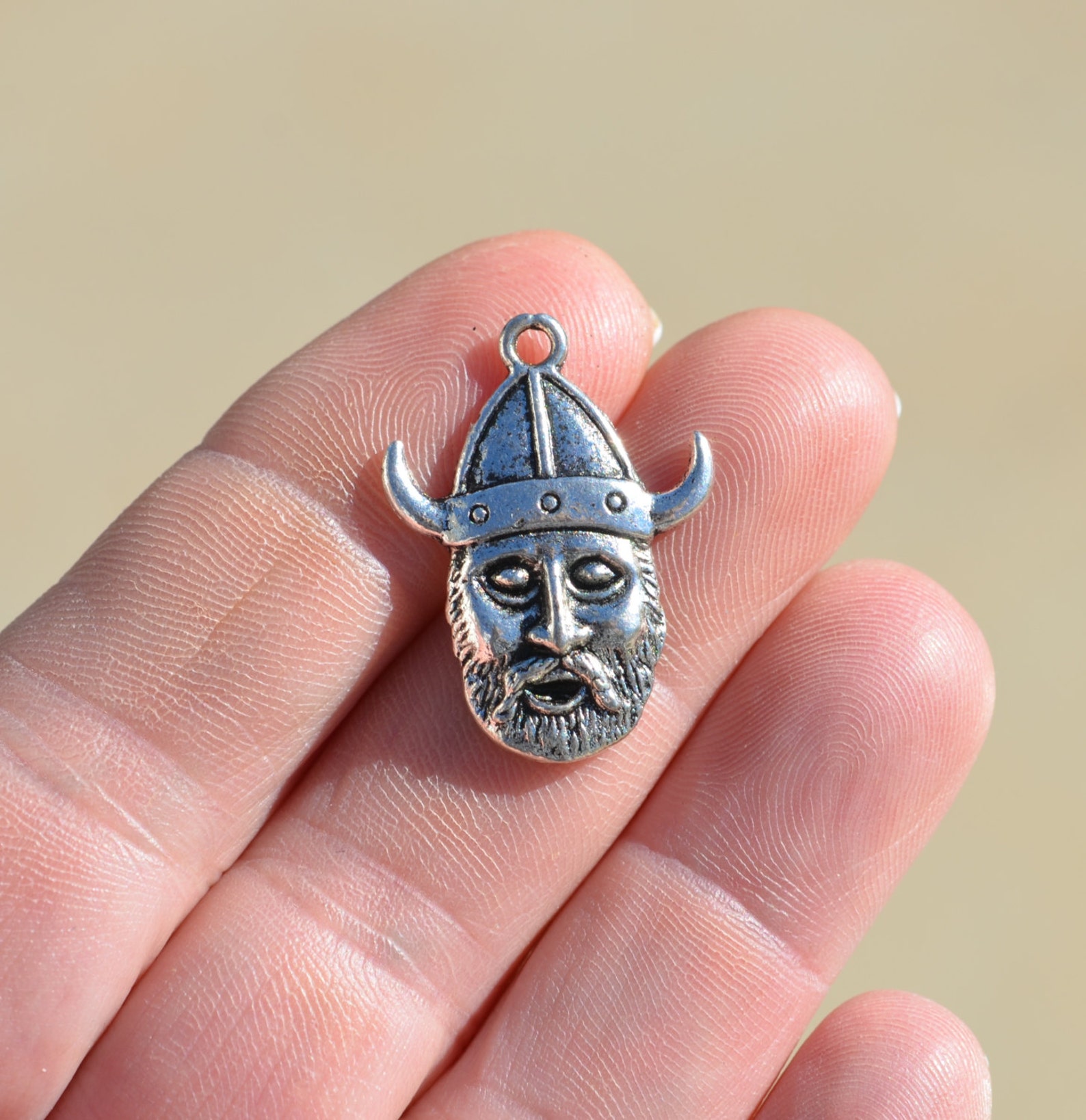 1 Viking Soldier Silver Tone Charms SC3075 | Etsy