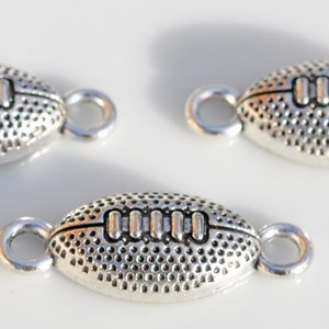BULK 50 Football Connector Silver Tone Charms SC3077 - Etsy