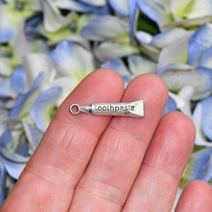 BULK 50 Toothpaste 3D Silver Tone Charms SC1822 - Etsy