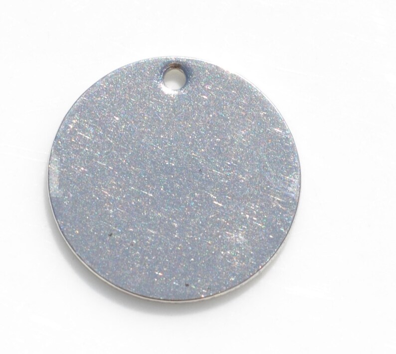 5 Stainless Steel Blank Disc 20mm Charms EB05 - Etsy