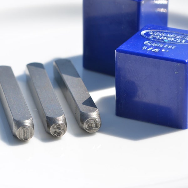 Metal Number Stamps - Etsy