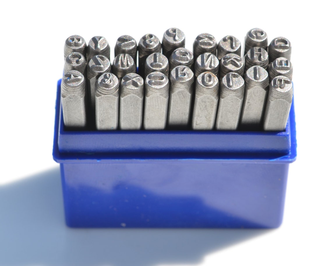 Metal Stamping 3mm Alphabet Letters Tool Box Set TL112 | Etsy