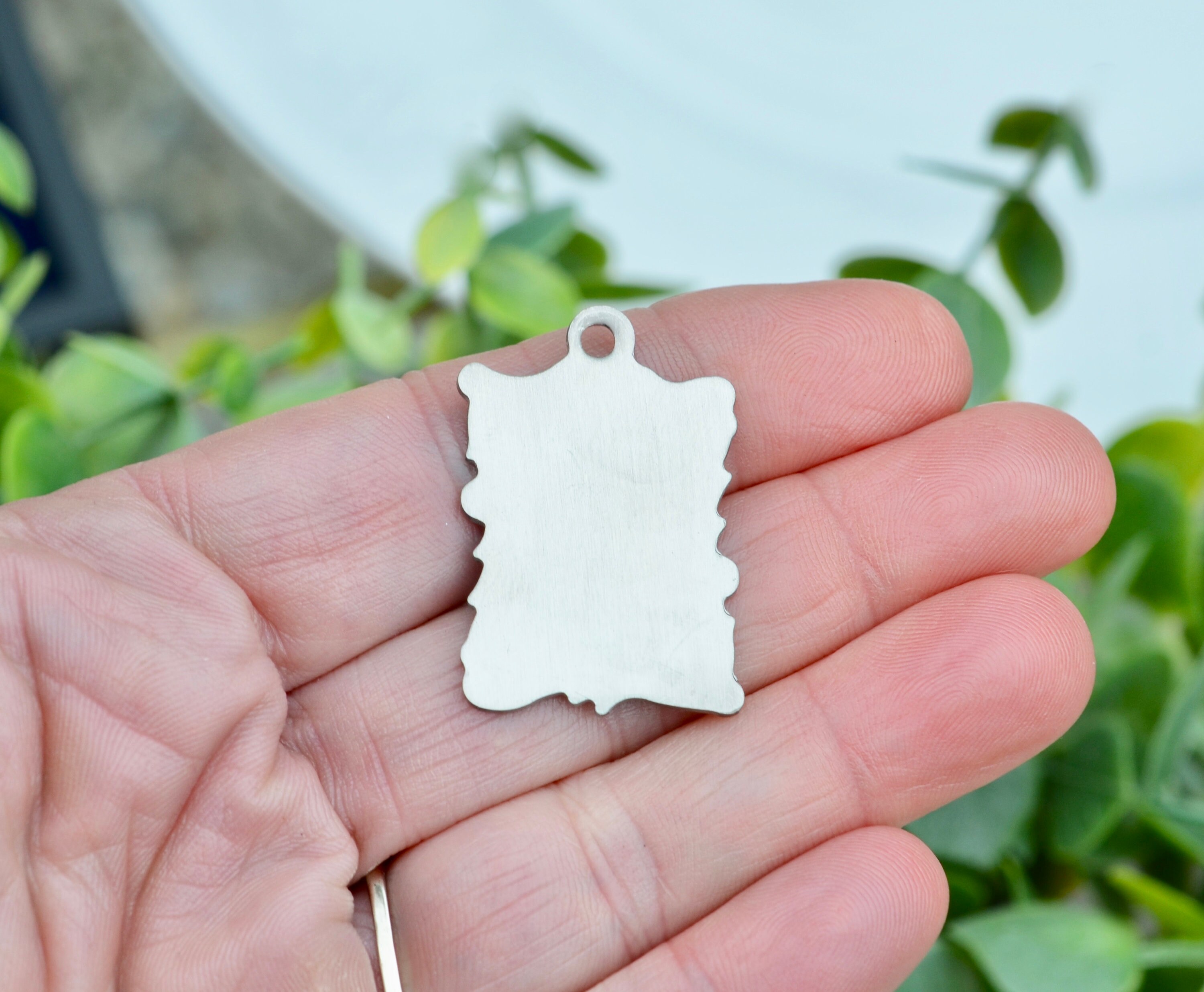 Serenity Prayer Laser Engraved Stainless Steel Pendant Charm CC830 - Etsy