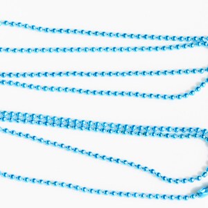 BULK 10 Blue Ball Chains 1.5mm Necklace Great for DIY Projects C1025 - Etsy