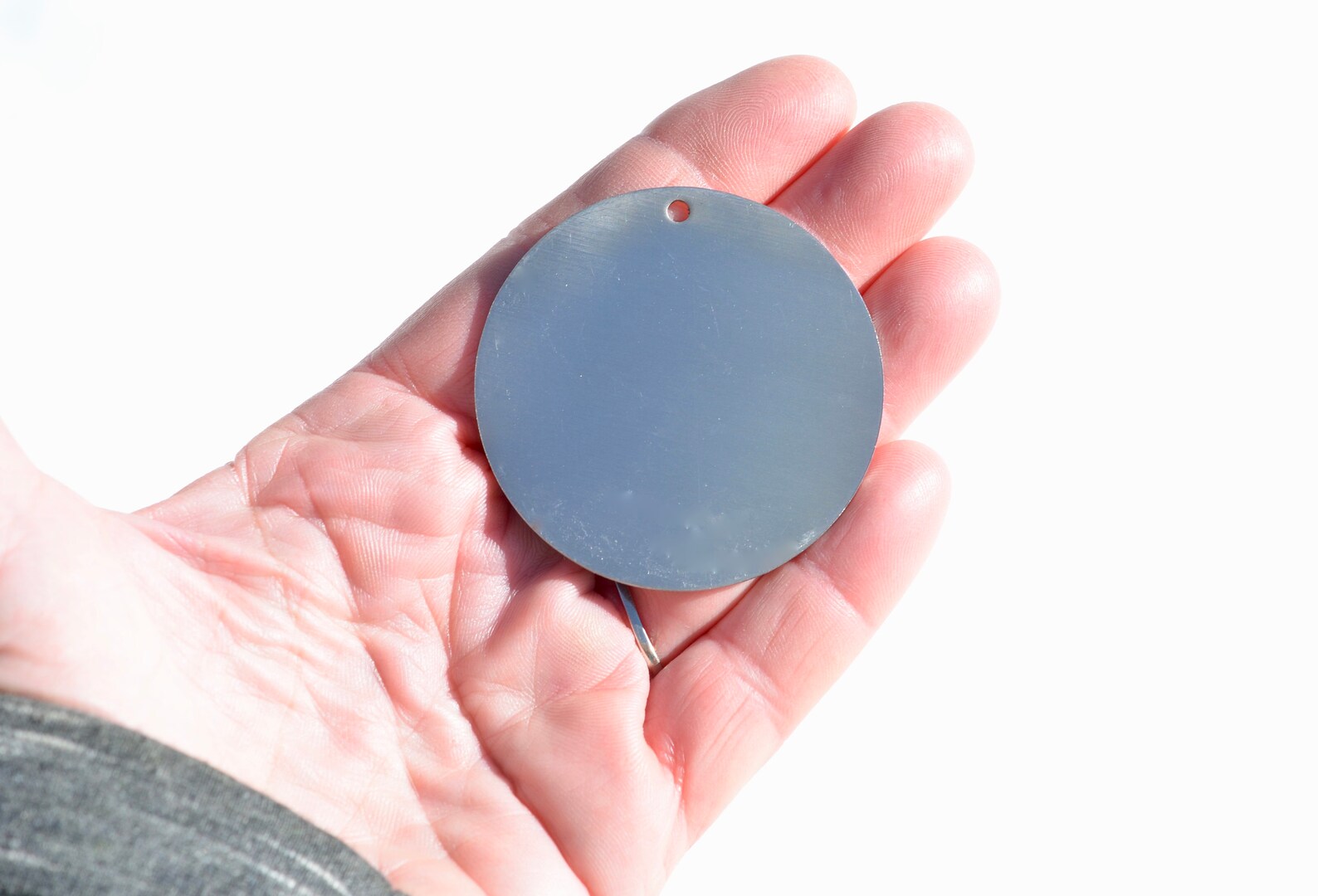 3 Stainless Steel 54mm Blank Disc Charms EB164 | Etsy