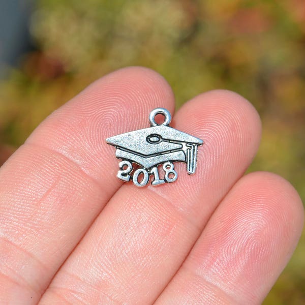 Graduation Cap Charm - Etsy