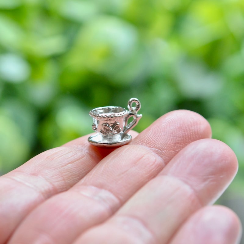 Tea Cup Charm - Etsy