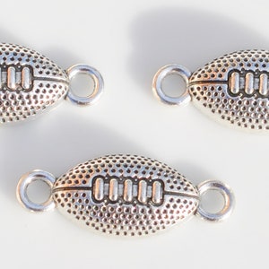 BULK 50 Football Connector Silver Tone Charms SC3077 - Etsy
