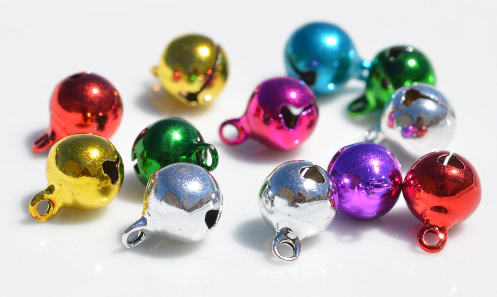10 Small Colored 14mm Bells SC3336 | Etsy
