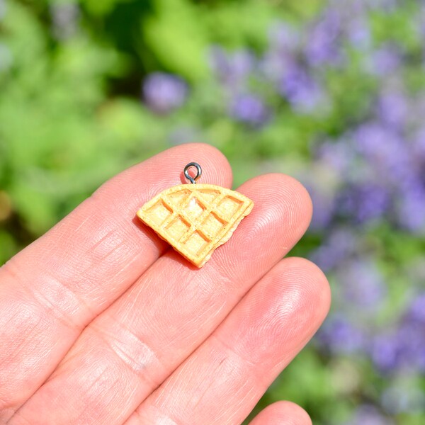 Waffle Charm - Etsy