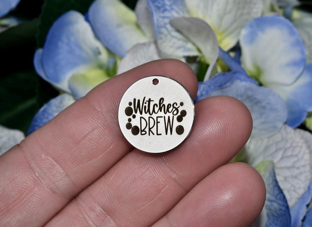 Witches BREW Laser Engraved Custom Charm CC1752 - Etsy