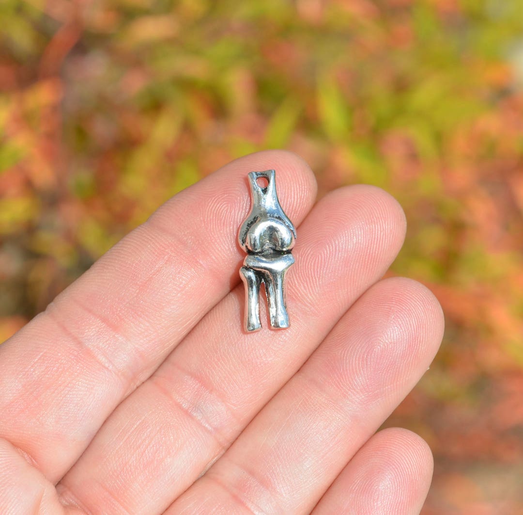BULK 20 Anatomically Correct Silver Knee Charm SC5133 - Etsy
