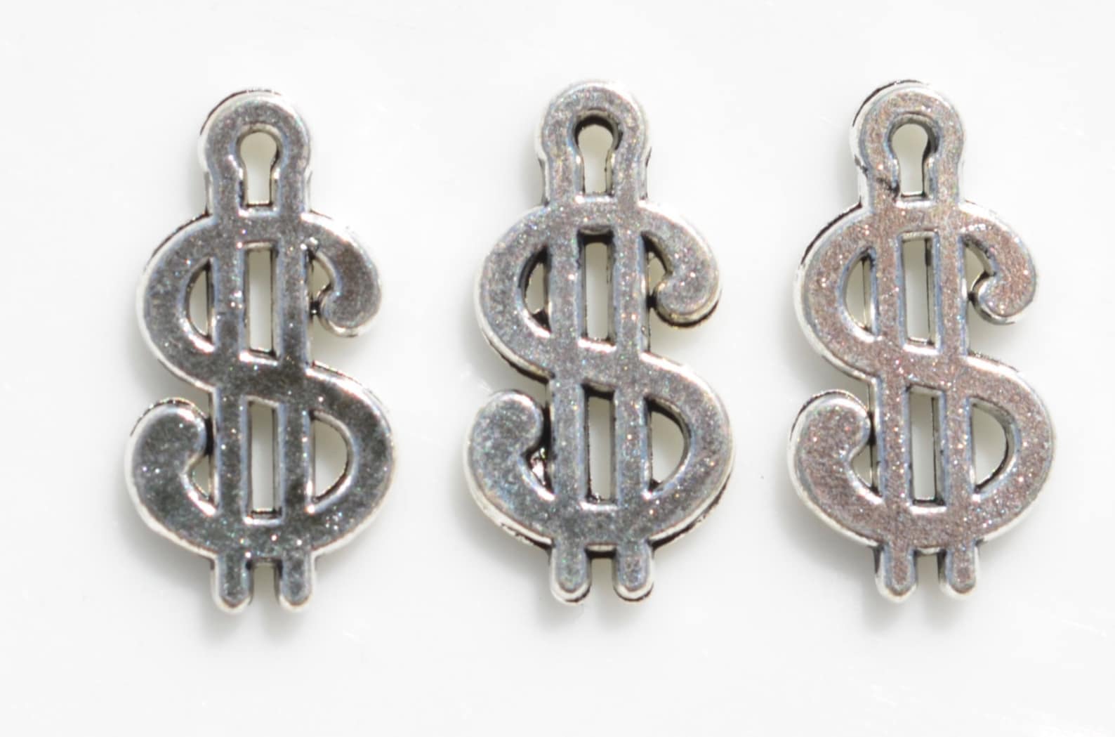 1 Dollar Money Sign Silver Tone Charm SC3342 - Etsy