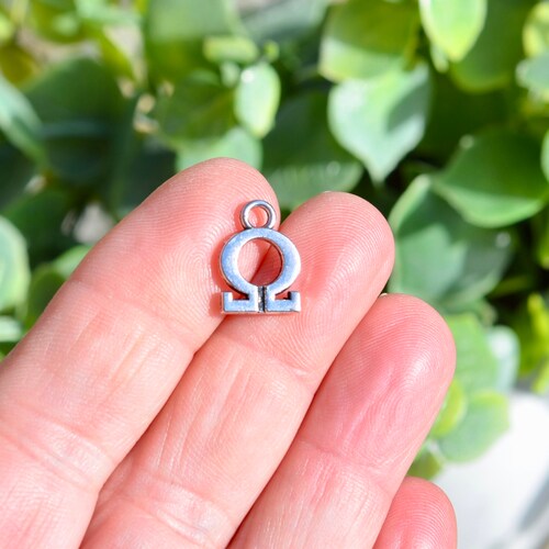 Omega Charms Greek Letter - Etsy