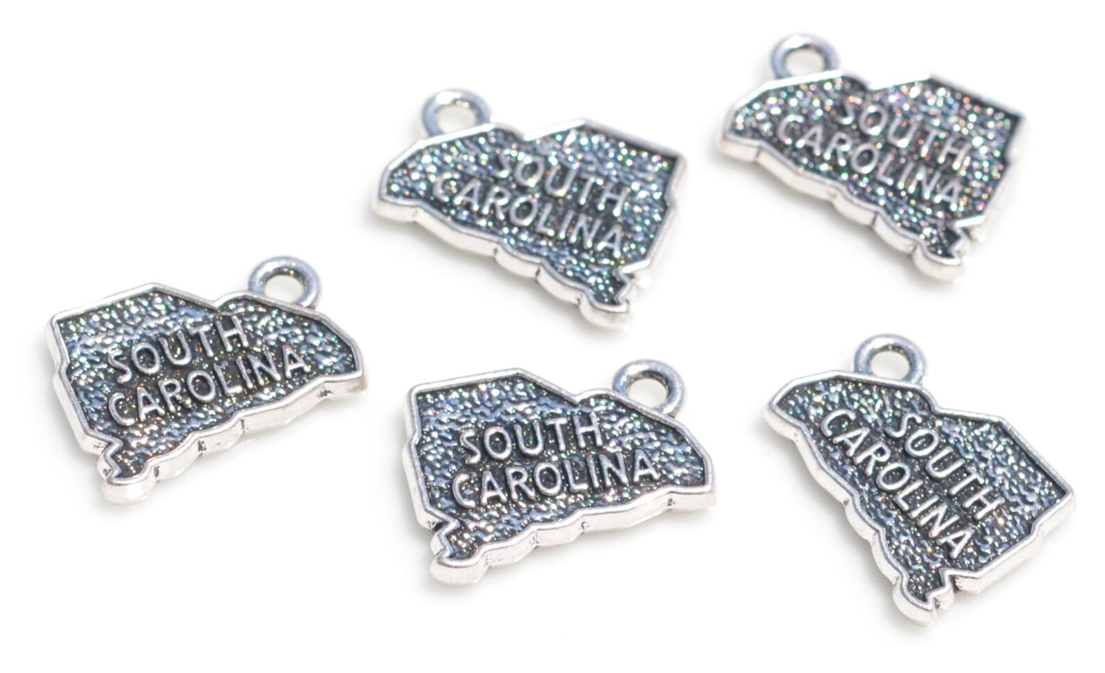 1 State of South Carolina Silver Tone Charm SC2717 - Etsy