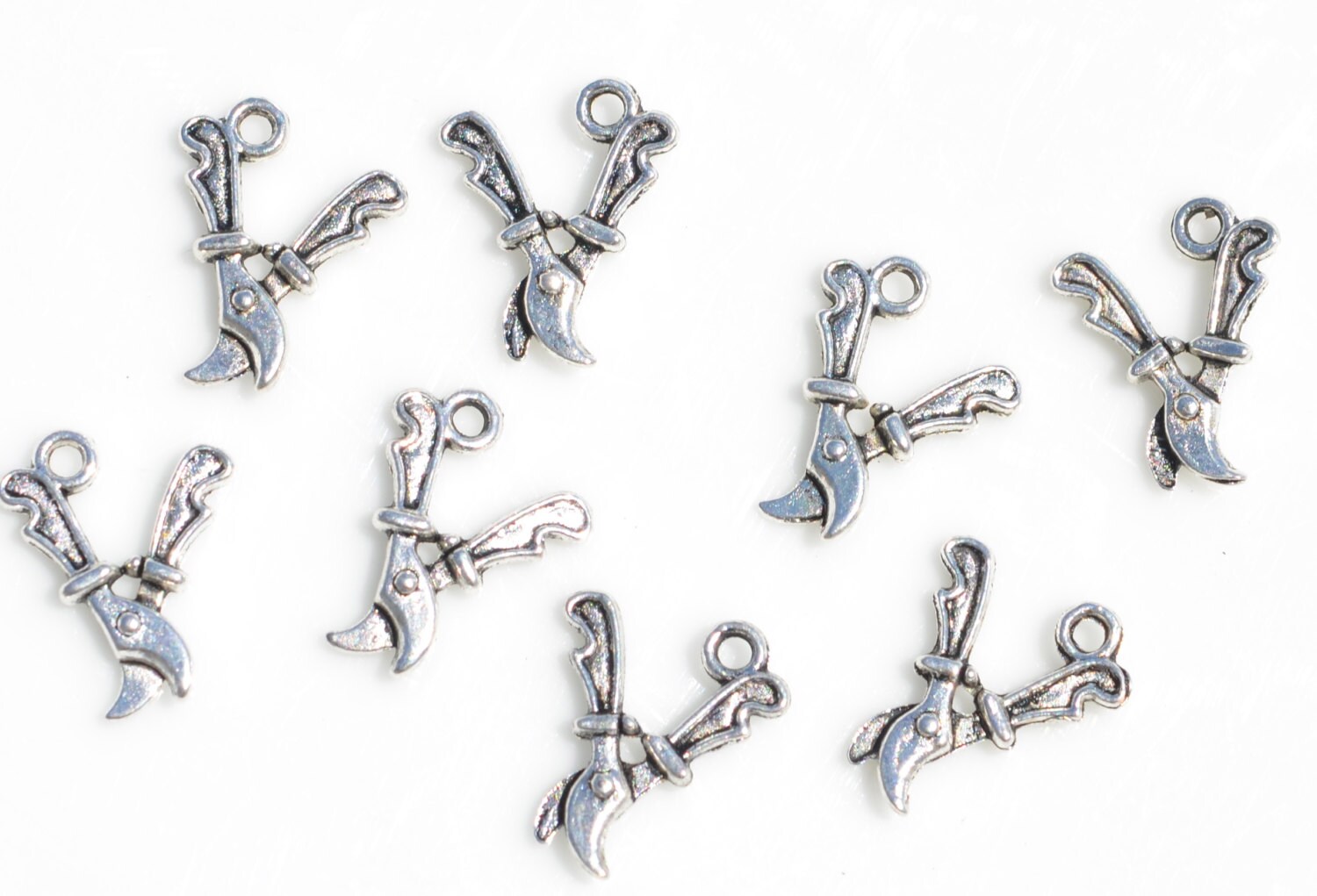 10 Pruning Shear Silver Tone Charms SC1318 - Etsy