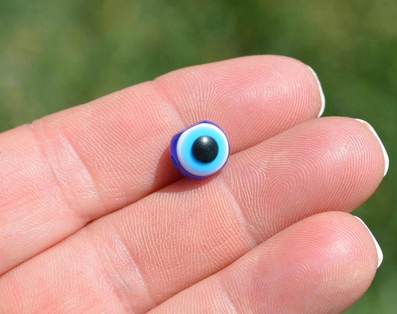 BULK 50 Blue Evil Eye Beads BD930 | Etsy