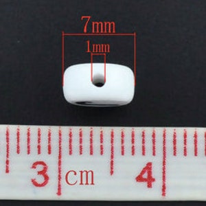20 White Acrylic Letter J Beads, 7mm Round Alphabet Beads BD1096 - Etsy