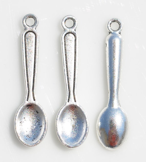 Charms Jewelry & Beauty Craft Supplies & Tools SCS100 50 spoon charms ...