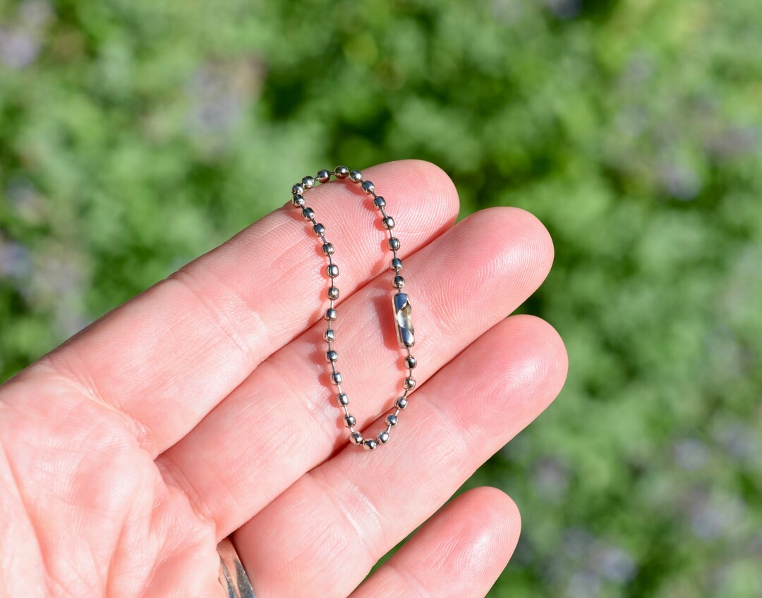BULK 50 Ball Chain Silver Tone Key Chains F320 - Etsy