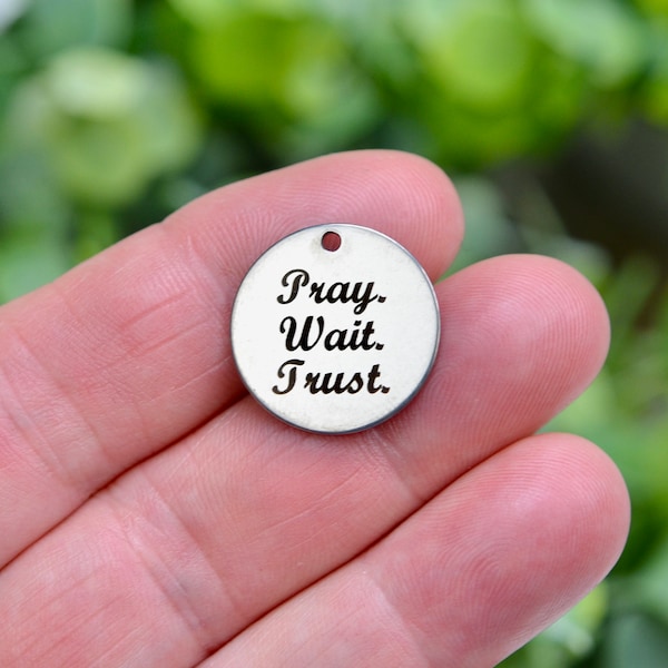 Pray Wait Trust - Etsy