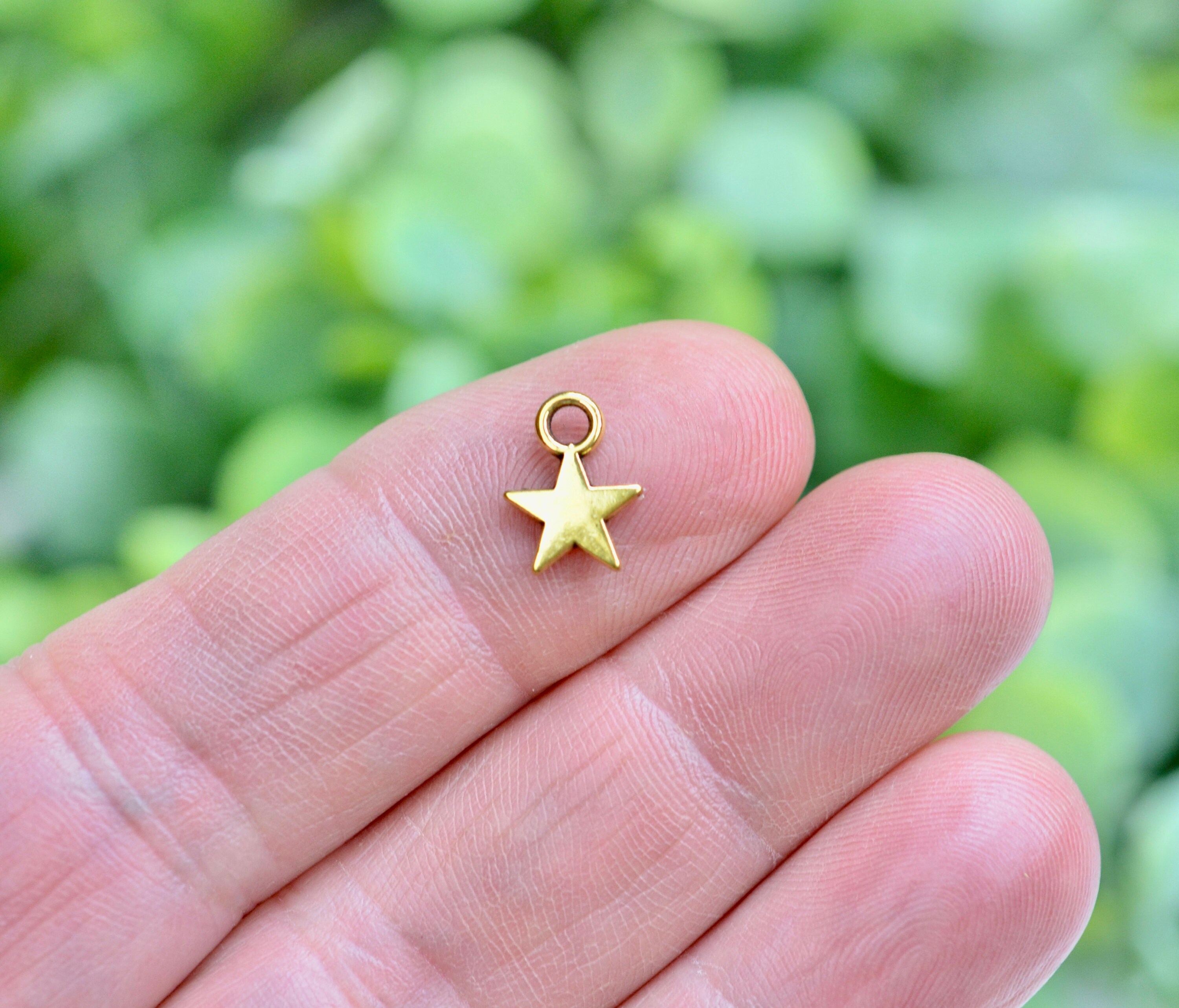 BULK 50 Star Gold Tone 11mm Charms GC1895 - Etsy