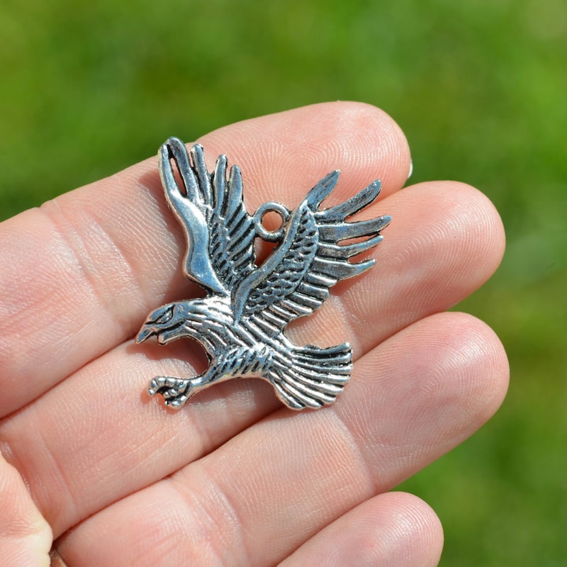 Eagle Charm - Etsy