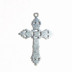 BULK 20 Large Cross Silver Tone Pendants SC6234 - Etsy