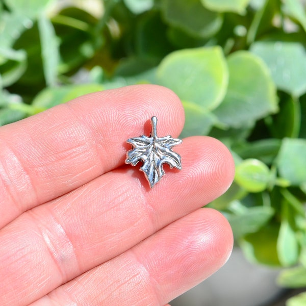 Silver Maple Leaf - Etsy