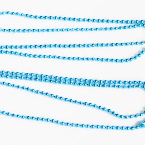 BULK 10 Blue Ball Chains 1.5mm Necklace Great for DIY Projects C1025 - Etsy