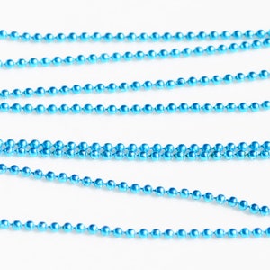 BULK 10 Blue Ball Chains 1.5mm Necklace Great for DIY Projects C1025 - Etsy
