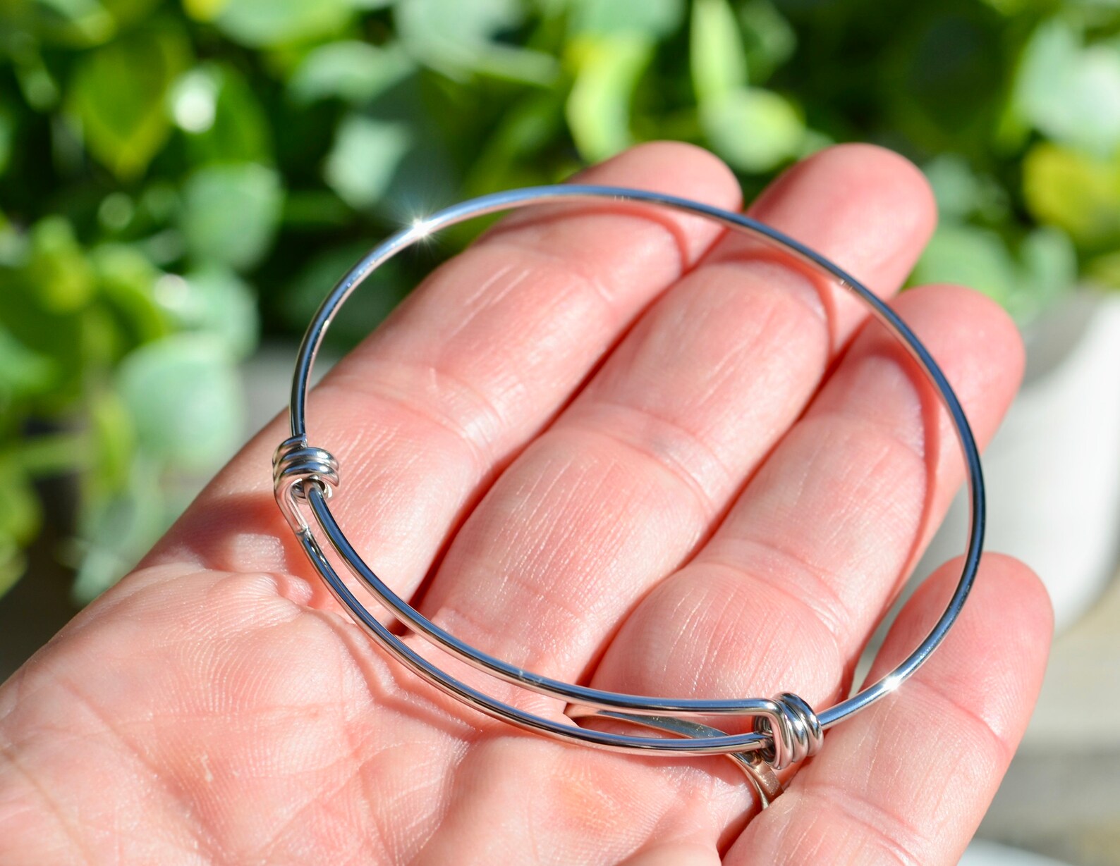 1 Stainless Steel Expandable Bangle Bracelet C817 - Etsy
