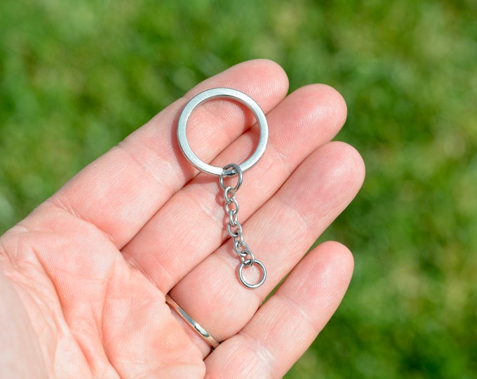 10 Black Ball Chain Key Chains F239 - Etsy