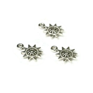 1 Sun Silver Tone Charm SC2952 - Etsy