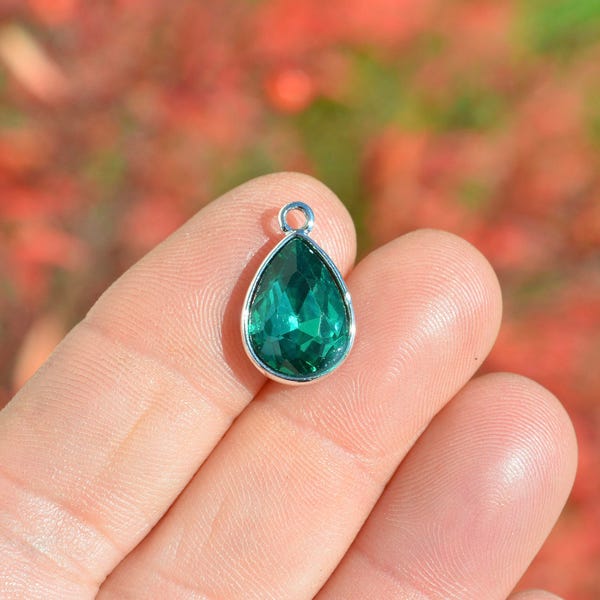 Green Teardrop - Etsy