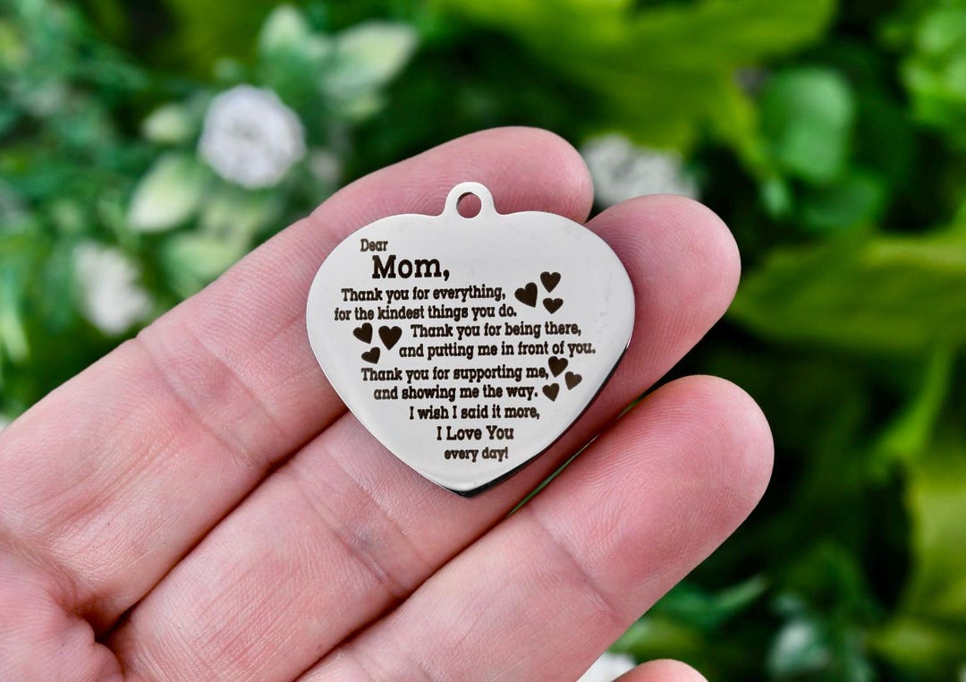 Dear Mom Thank You for Everything, the Kindest Things You Do., Custom ...