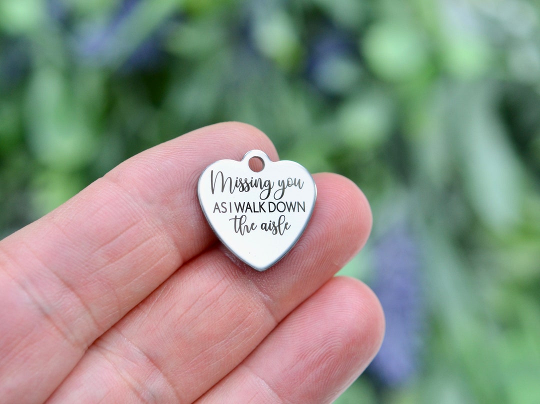 Missing You As I Walk Down The Aisle Custom Laser Engraved Etsy missing-you-as-i-walk-down-the-aisle-custom-laser-engraved-etsy