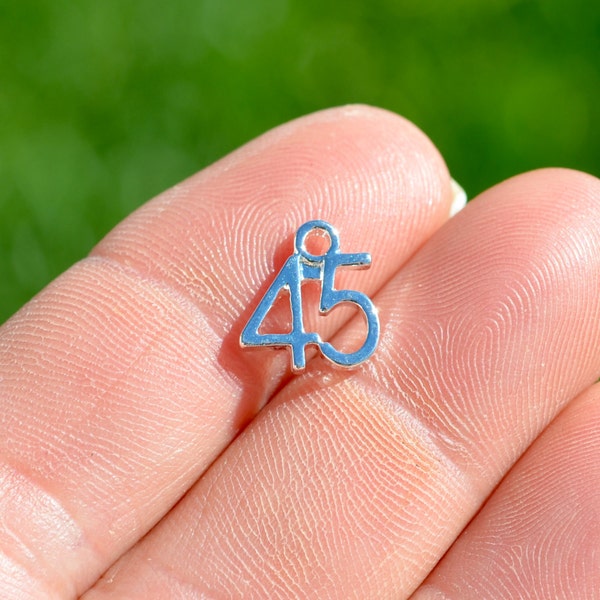 Number Charms - Etsy