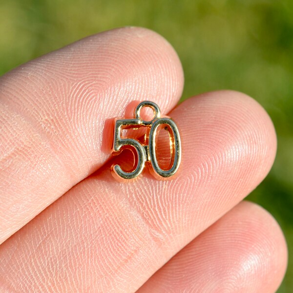 Number Charms - Etsy